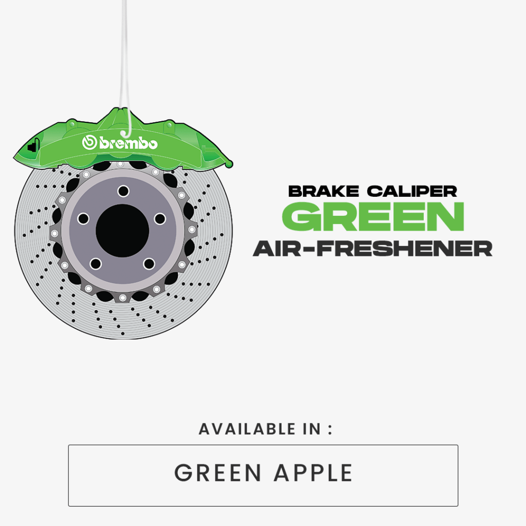 Brake Caliper Green Air Freshener - Throttle 97